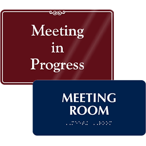 Room In-Use Signs | Sliding Room Status & Occupancy Signs