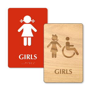 Bilingual Bathroom Signs | Spanish Bathroom Signs