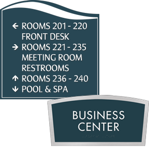 ADA Hotel Signs | Hotel Room Signs | Hotel Door Signs
