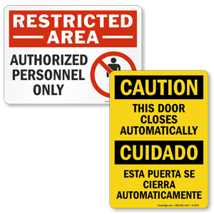 Laboratory Door Signs – Durable Lab Safety & Wayfinding Signage