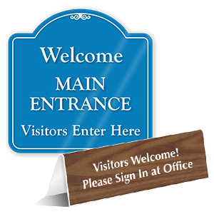 Custom Entrance Signs - Personalized Welcome & Entryway Signs