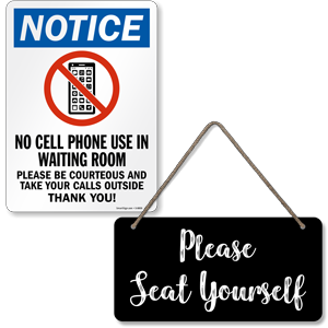 Room Name Signs | Room Door Signs by Location