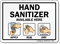 Hand Sanitizer Signs